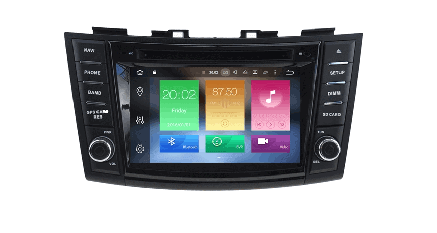 Suzuki Swift autoradio met navigatie paslaar voor uw Suzuki Swift.