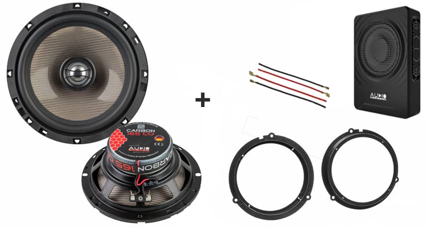 Ford Ka speakers + Subwoofer 200Watt Audio upgrade Audio System 110W ...