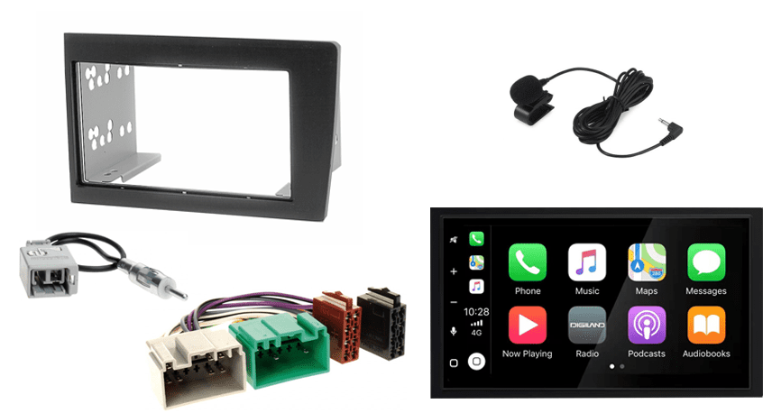 DAB+ Wireless Apple Carplay & Android auto navigatie voor Volvo S60 ...