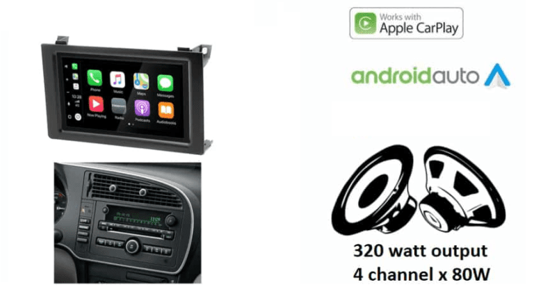 SAAB 9-3 wireless Apple Carplay Android auto navigatie