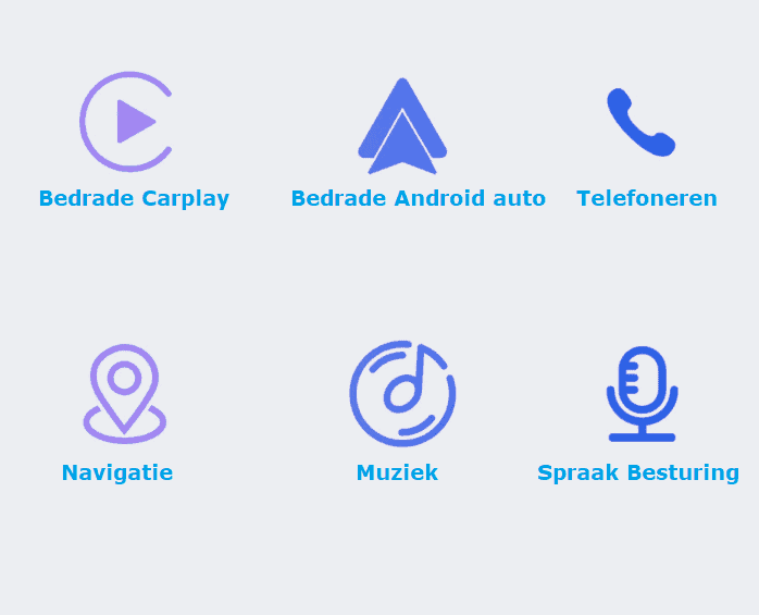 Apple Carplay Android auto adapter voor Mazda CX-3 2016-2019