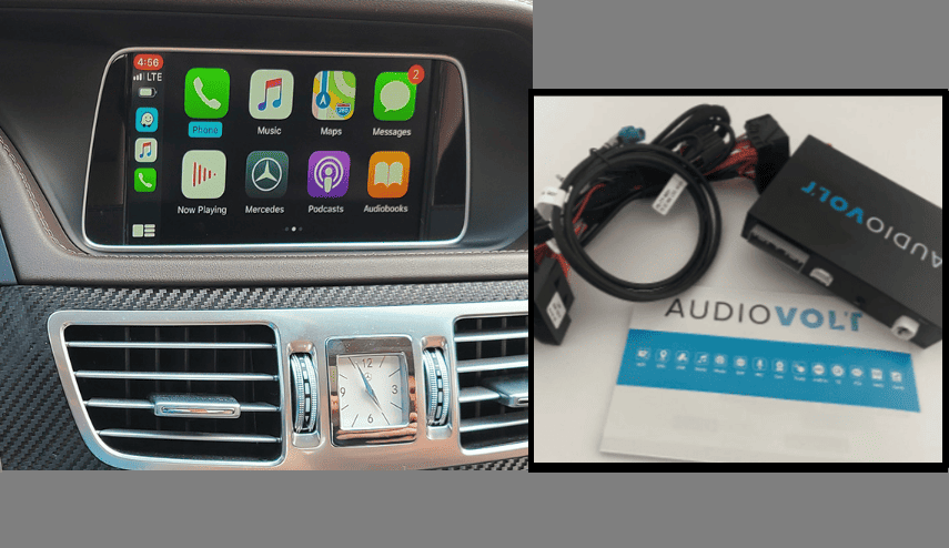 Mercedes E klasse W212 C207 A207 Draadloos Carplay en Android