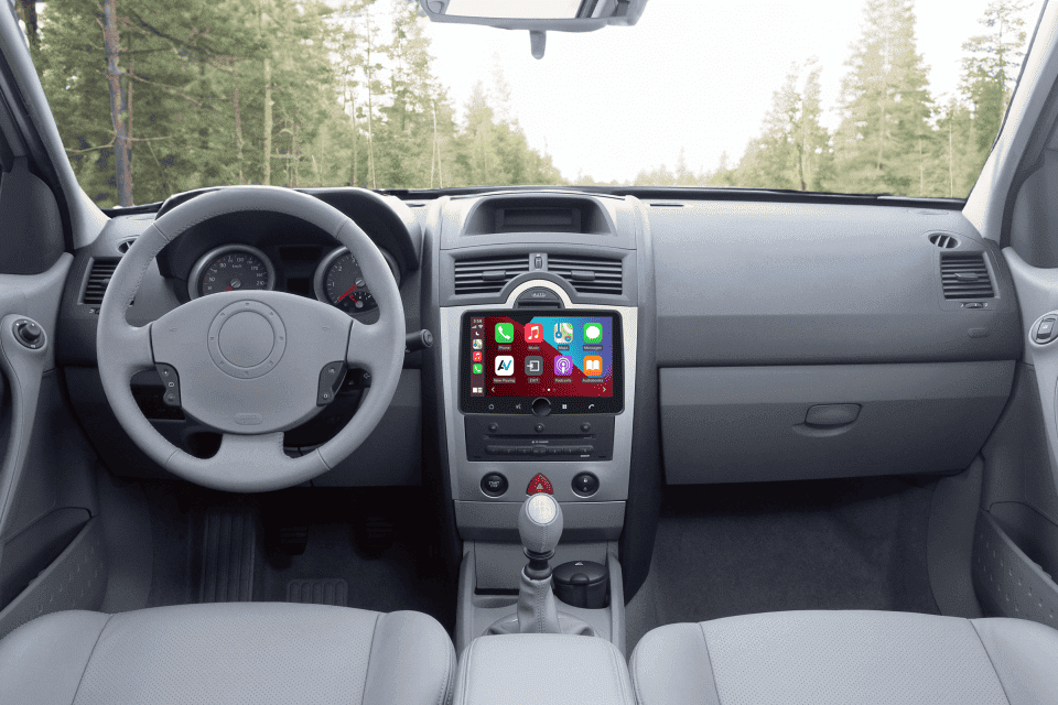 DAB+ navigatiesysteem voor Renault Clio Megane en Modus | CarPlay en ...
