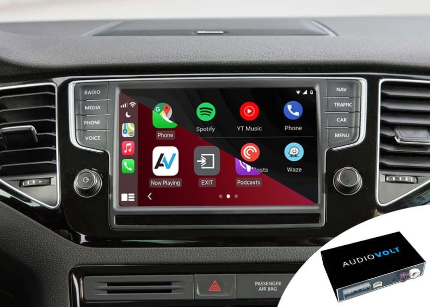 Wireless Carplay/Android auto Volkswagen Golf Sportsvan 2014-2019 | MIB ...