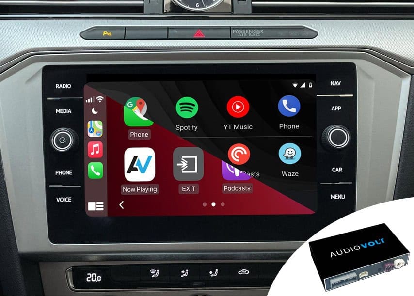 Wireless Carplay/Android auto Volkswagen Passat B8 2014-2019 | MIB ...