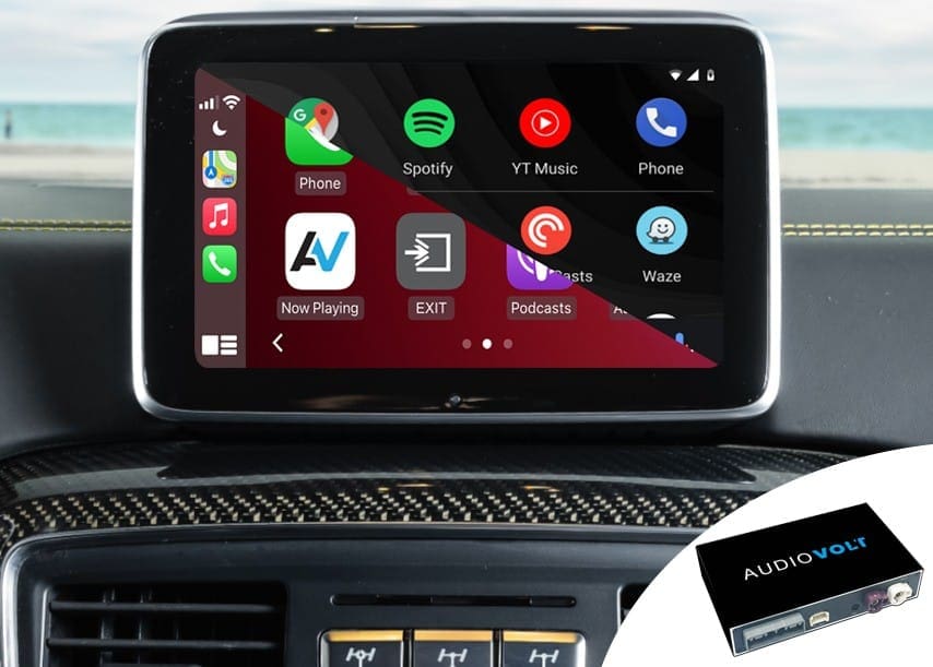 Mercedes E klasse G klasse W463 Draadloos Carplay en Android