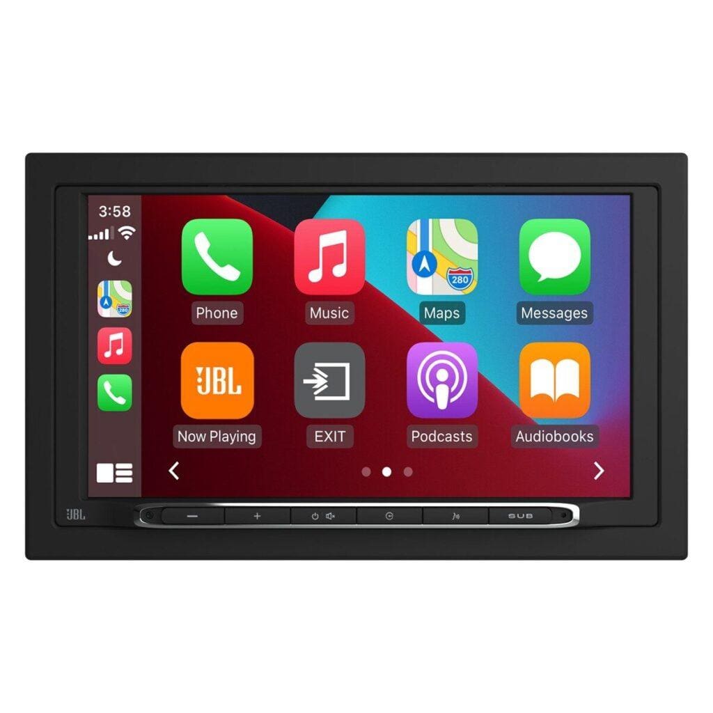 JBL Draadloos Carplay en Android auto navigatiesysteem