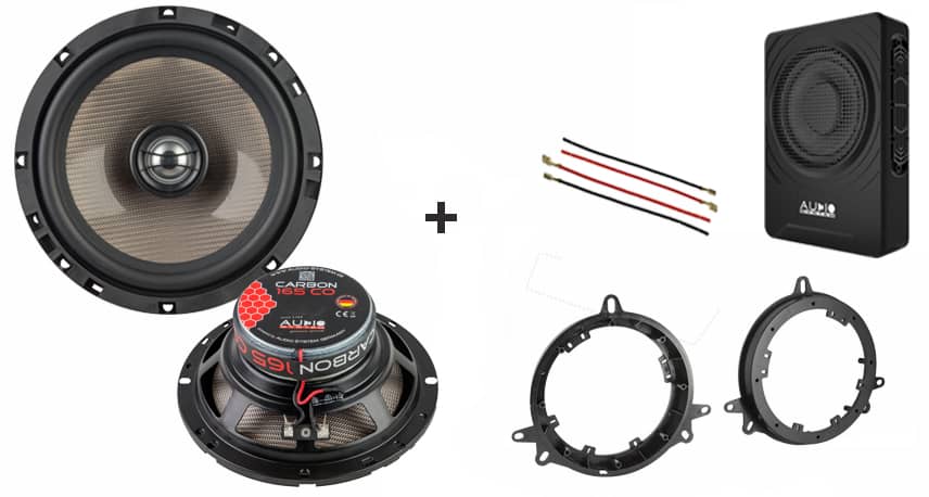 Toyota Prius speakers + Subwoofer 200Watt Audio upgrade Audio System ...