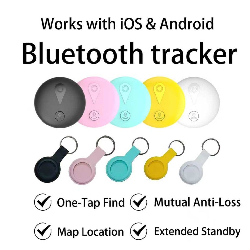 Bluetooth tracker met alarm en locatie weergave via map - Audiovolt